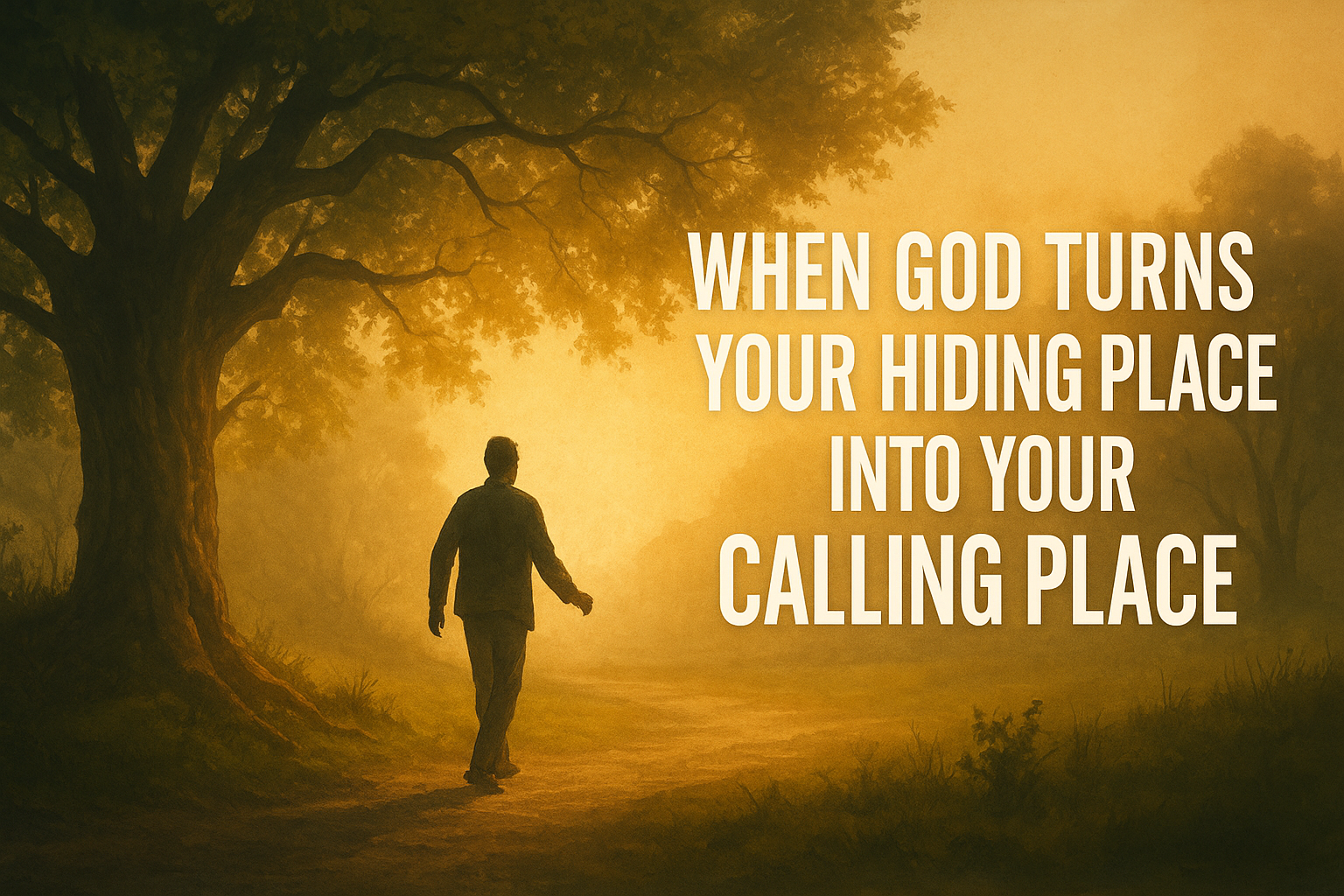 When God Turns Your Hiding Place Into Your Calling