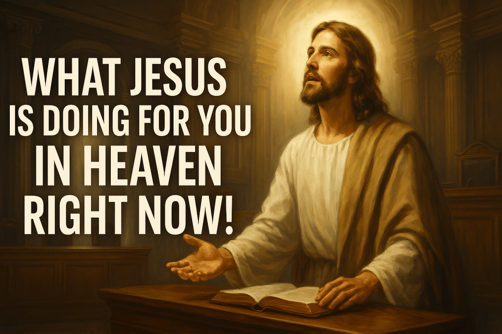 What Jesus Is Doing In Heaven Right Now Revealed - gregmauro.com